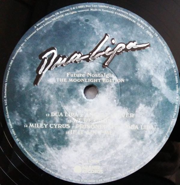 Dua Lipa - Future Nostalgia (The Moonlight Edition) - KALKMAN Records