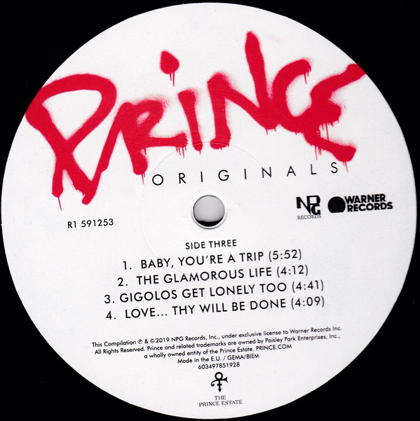 Prince - Originals - KALKMAN Records